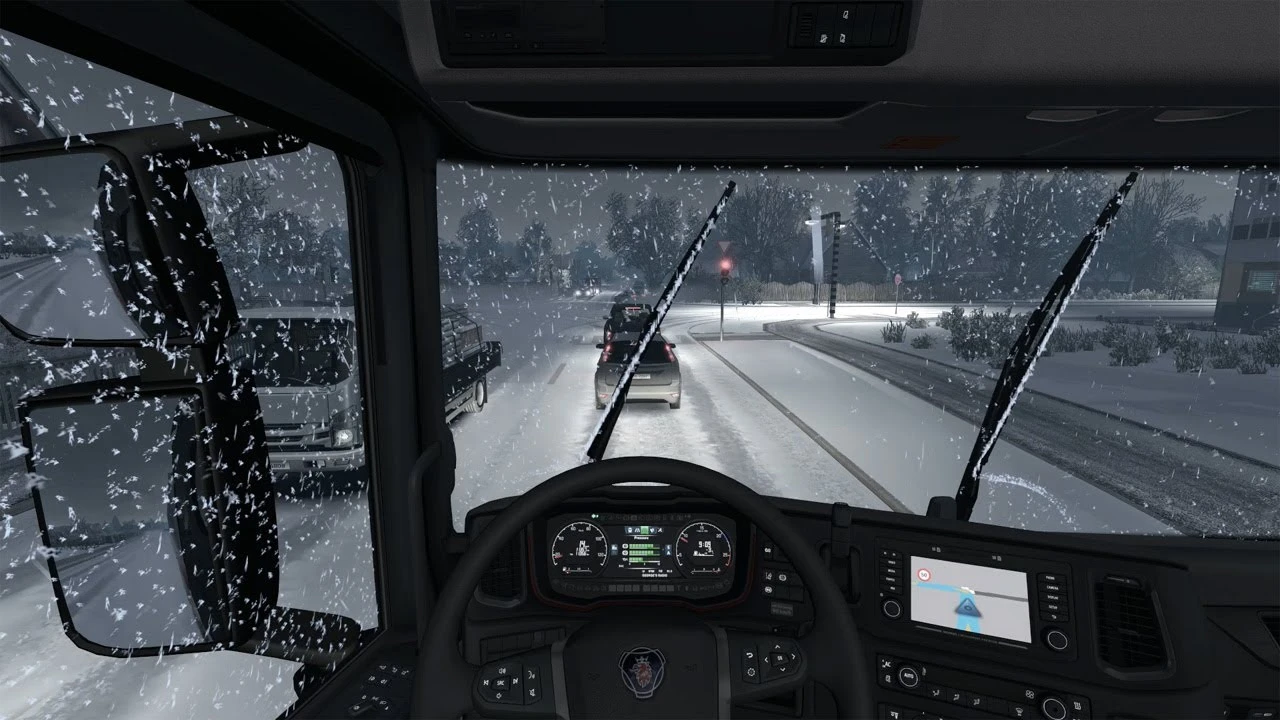 Nice Winter Addon for Frosty Winter Weather Mod 7.9 v2.0 - ETS 2