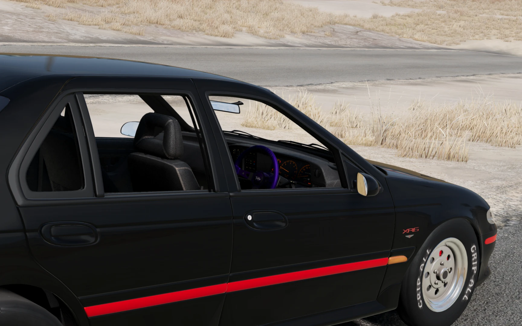 Purple Thrasher Wheel For EF Falcon Mod (free) *TEXTURE* 1.0 - BeamNG.drive