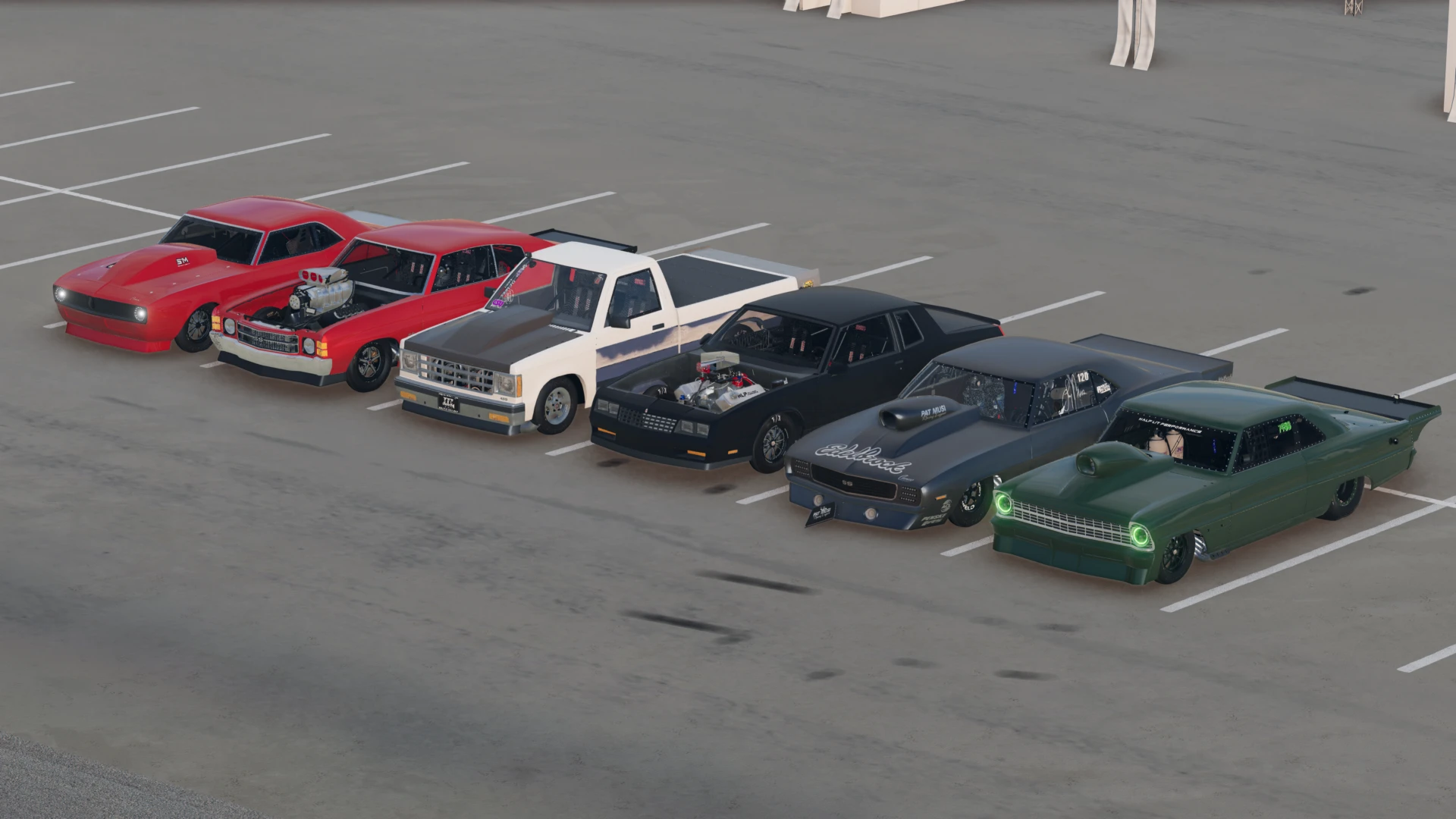 Big Drag car pack v1.0 - BeamNG.drive